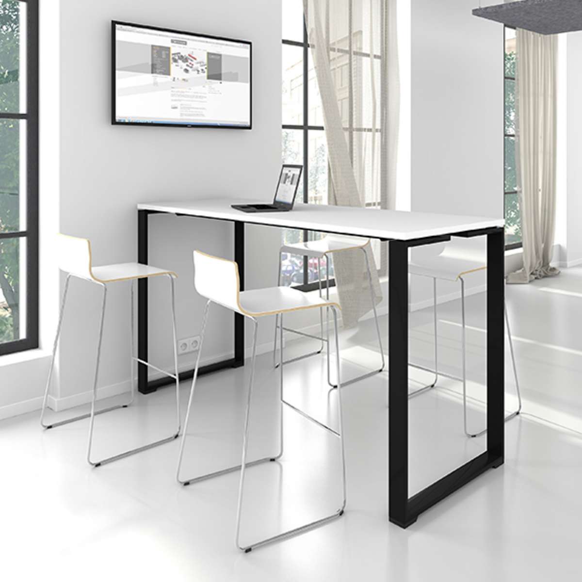 Stehtische & Hochtische für Ihr Büro bestellen | 4bueromoebel.de